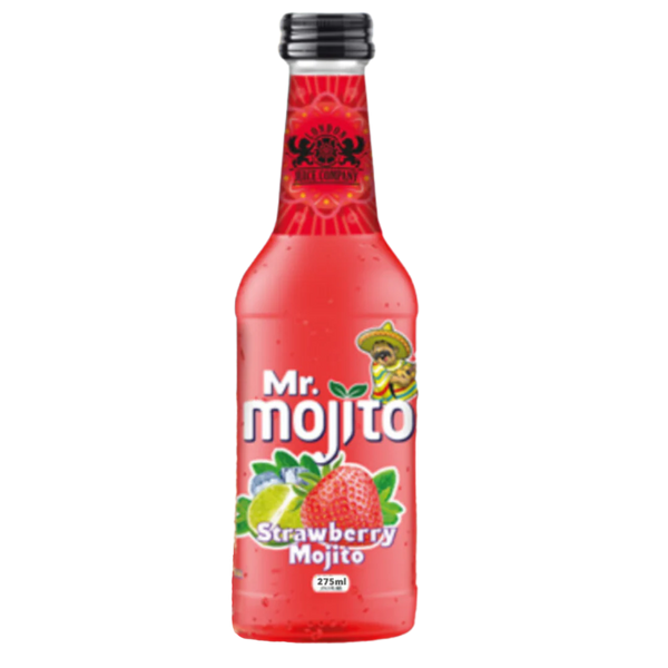 Mr. Mojito Strawberry Mojito 275ml x 24 Bottles | Remas Distributions Pty Ltd