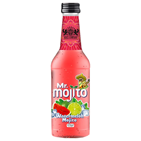 Mr. Mojito Watermelon Mojito 275ml x 24 Bottles | Remas Distributions Pty Ltd