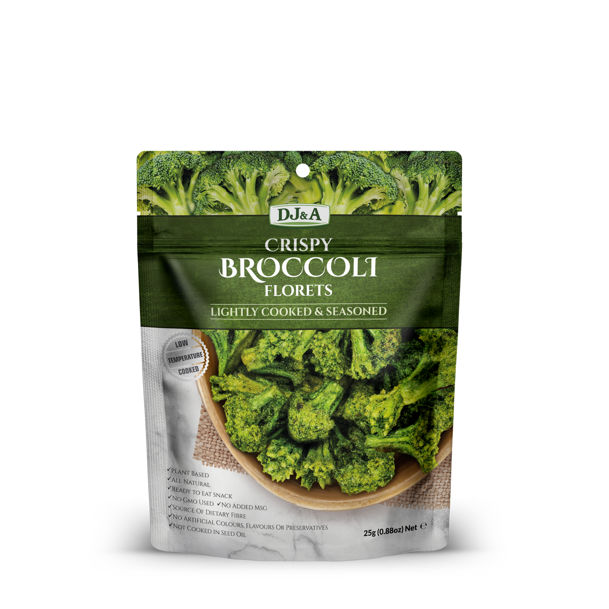 Crispy Broccoli Florets 25g X 12 Bags | Remas Distributions Pty Ltd