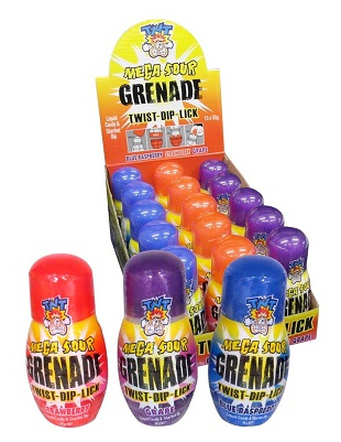 TNT Mega Sour Grenade 50g x 15 Units | Remas Distributions Pty Ltd