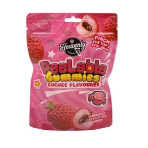 Peelable Gummies Lychee 65g X 12 Bags | Remas Distributions Pty Ltd