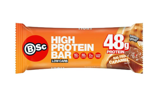 BSC High Protein Salted Caramel 92g X 12 Bars | Remas Distributions Pty Ltd