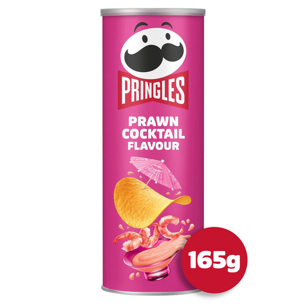 UK Pringles Prawn Cocktail 165g X 6 Cans | Remas Distributions Pty Ltd
