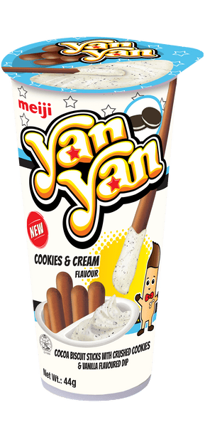 Yan Yan Cookies and Cream Dip Biscuit Snack 44g X 10 Units | Remas ...
