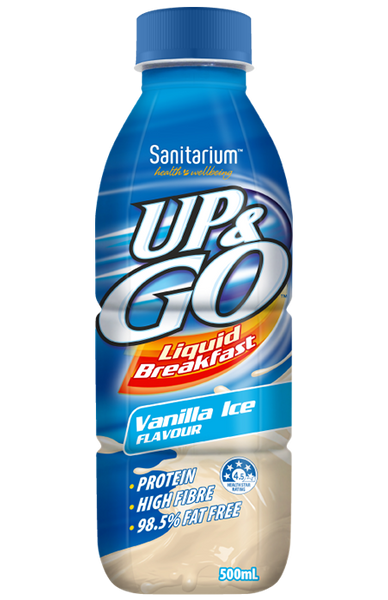 Up & Go Vanilla 500ml X 12 Bottles | Remas Distributions Pty Ltd